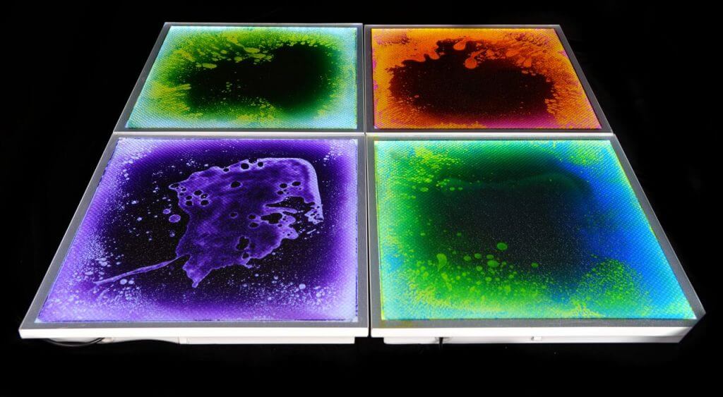 Light Up Liquid Sensory Floor Tile - Treezy
